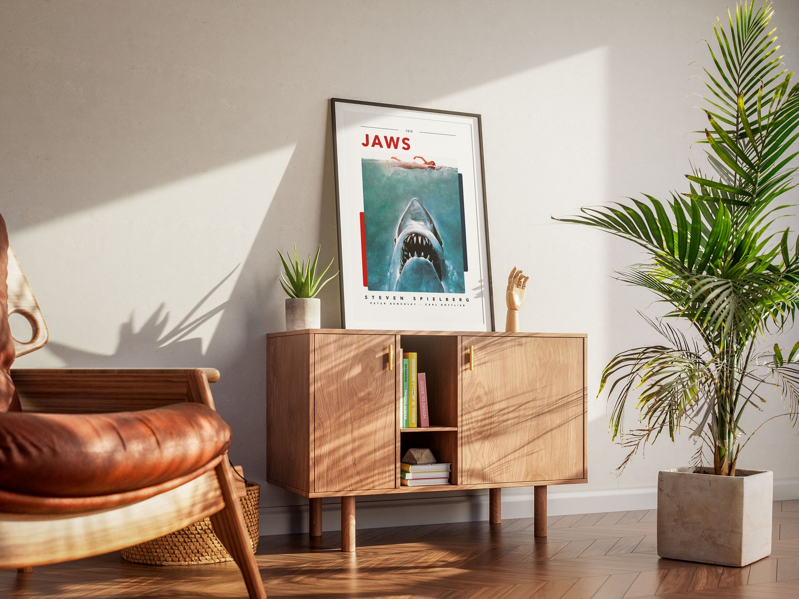 Jaws Digital Movie Poster Peter Benchley Films Print Digital Movie ...