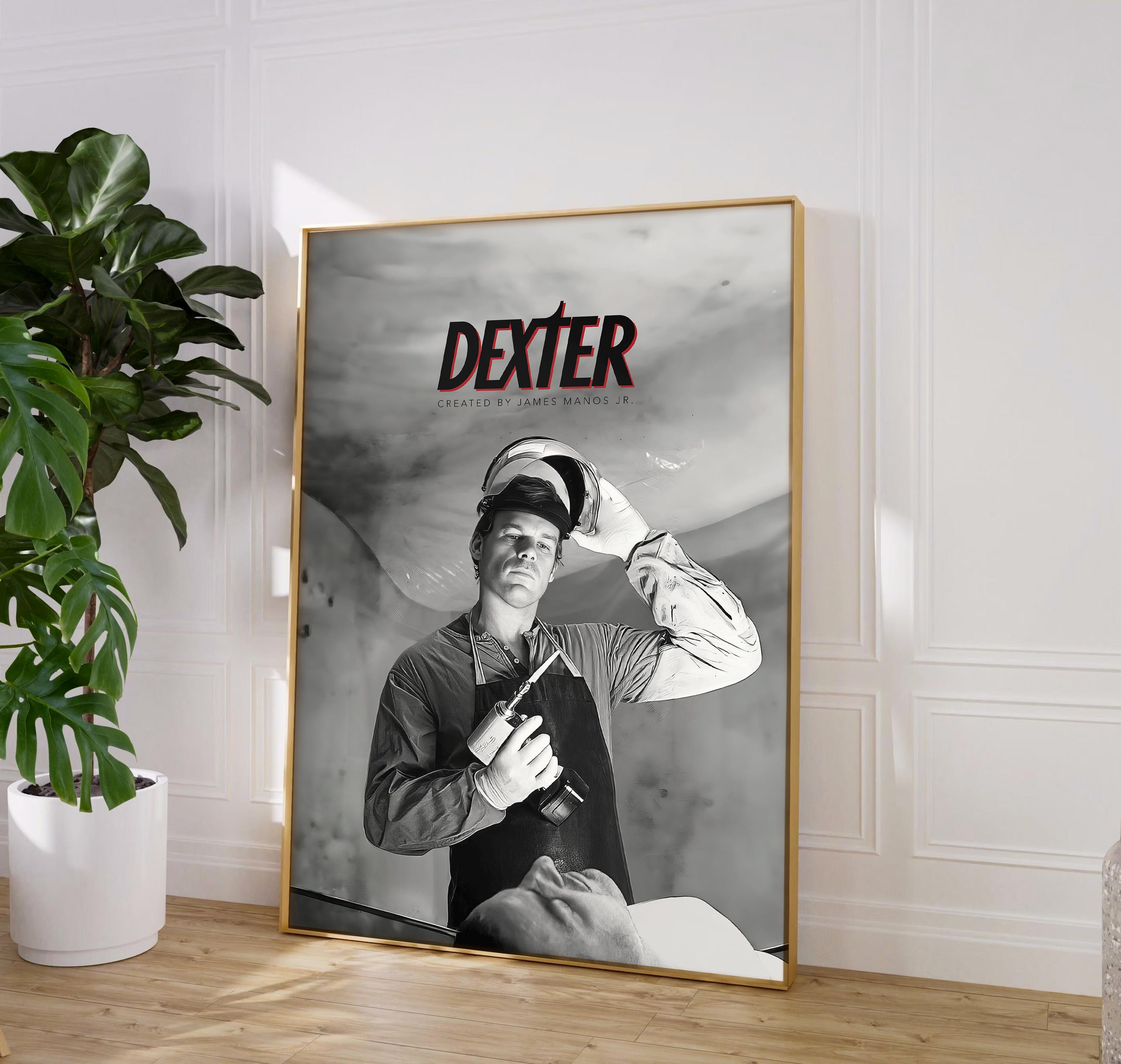 Dexter Poster, Tv Series Digital Poster, Gift Idea, Retro Poster ...