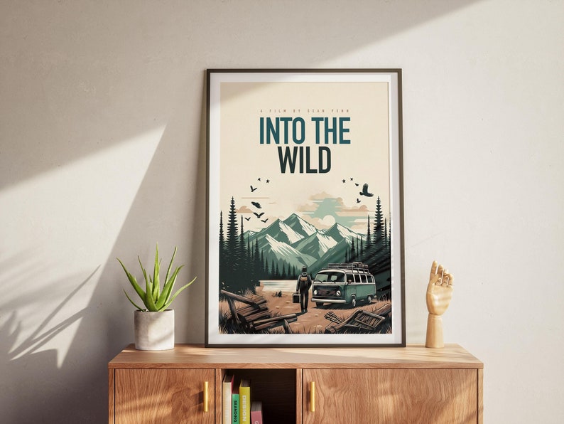 Into the Wild Poster, Retro Movie Poster, Wall Art, Vintage Poster ...