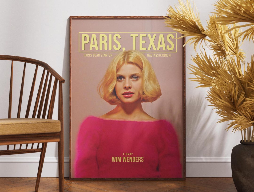 Paris, Texas Poster, Retro Movie Poster, Vintage Poster, Gift for Her ...