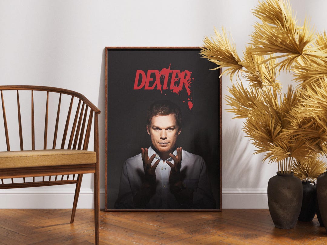 Dexter Poster, Tv Series Print Poster, Retro Poster, Minimalist Art ...
