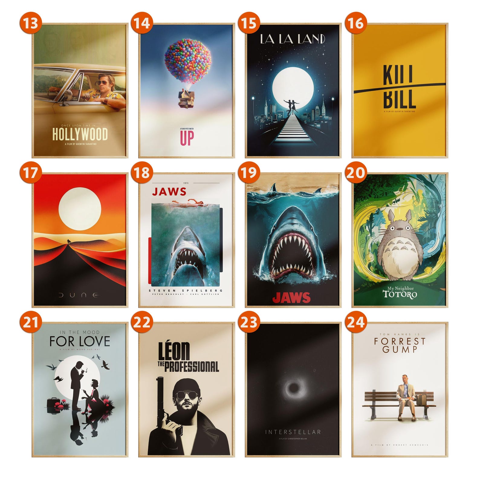 10 Movie Poster Set, Digital Movie Poster Set, Digital Poster Set ...