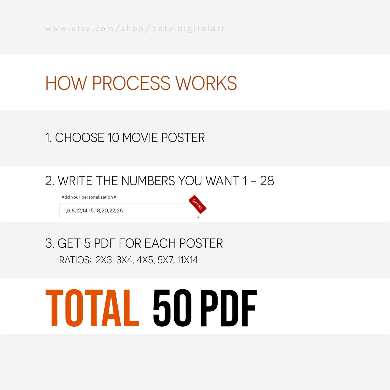 10 Movie Poster Set, Digital Movie Poster Set, Digital Poster Set ...