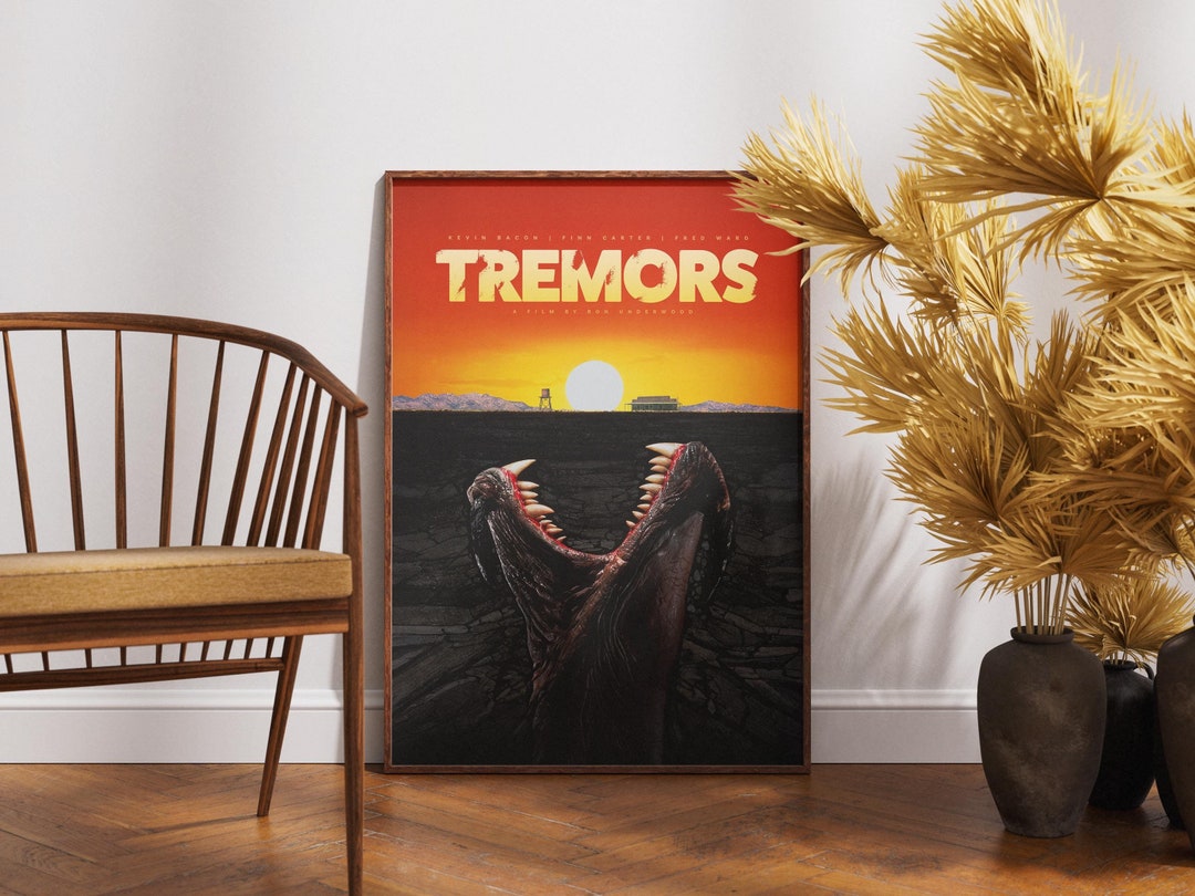 Tremors Movie Poster, Digital Poster, Movie Lovers Gift, Printable Wall ...