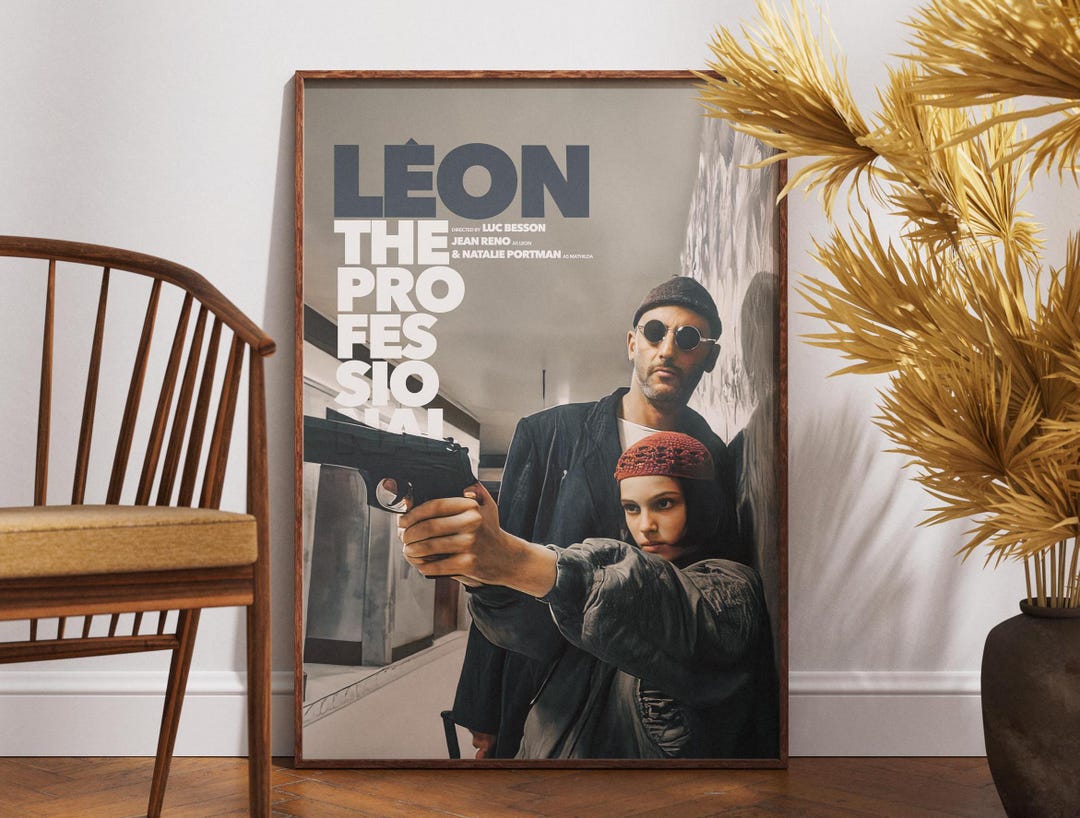 Leon the Professional Poster, Retro Movie, Gift for Her, Vintage Poster ...
