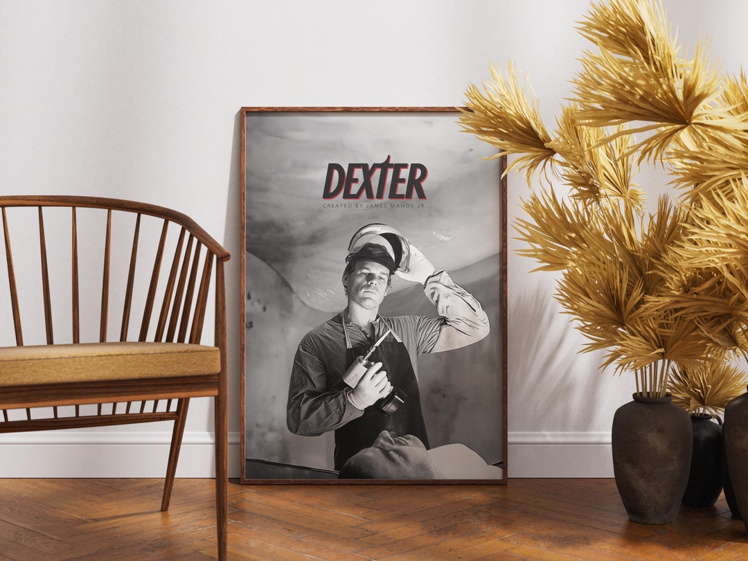 Dexter Poster, Tv Series Digital Poster, Gift Idea, Retro Poster ...