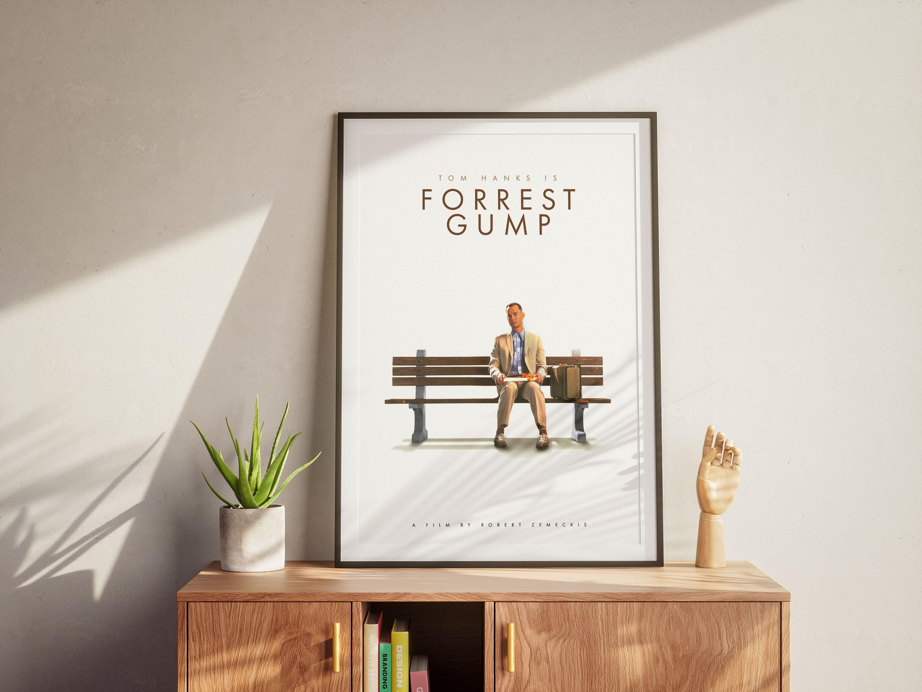 Forrest Gump Digital Movie Poster Tom Hanks Films Print Digital Movie ...