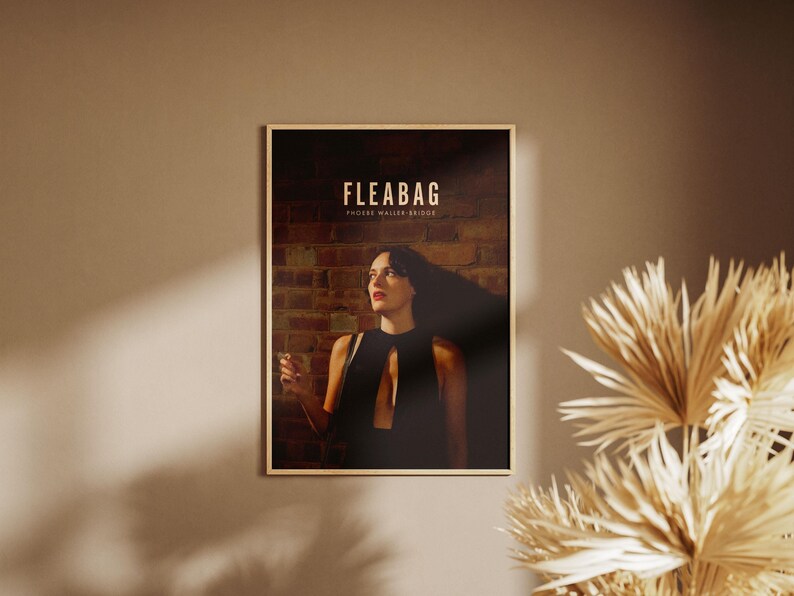 Fleabag Poster, Tv Series Digital Poster, Retro Poster, Vintage Poster ...