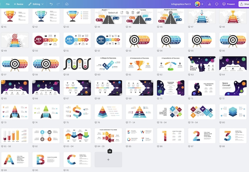 Canva Infographics,canva Presentation Template,editable Infographic ...
