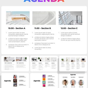Agenda Powerpoint Template,canva Presentations,keynote Meeting ...