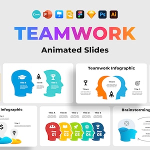 Teamwork Presentation Template,powerpoint Infographics,animated Ppt ...
