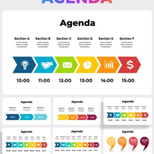 Agenda Powerpoint Template,editable Presentation,meeting Conference ...