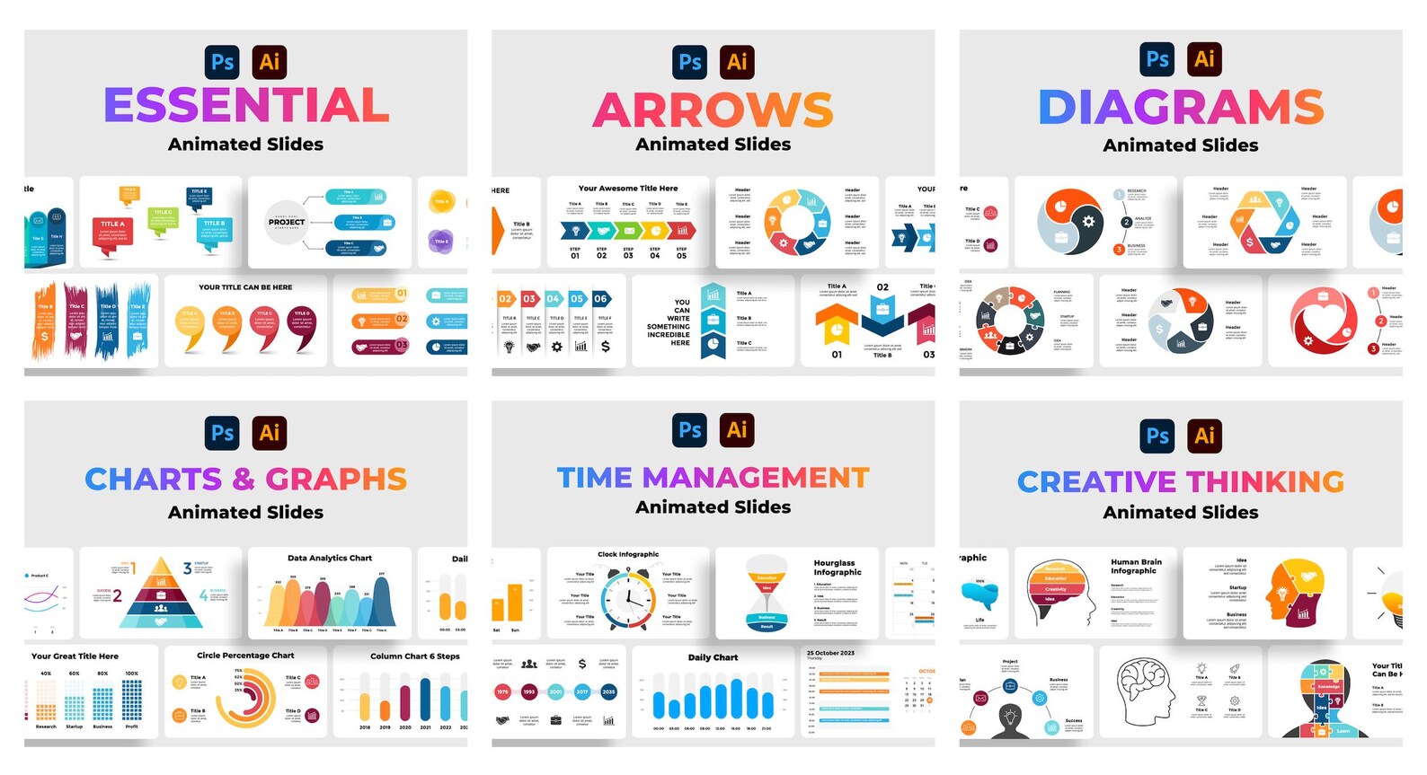 Vector Infographics, Editable Adobe Illustrator, Data Visualization ...