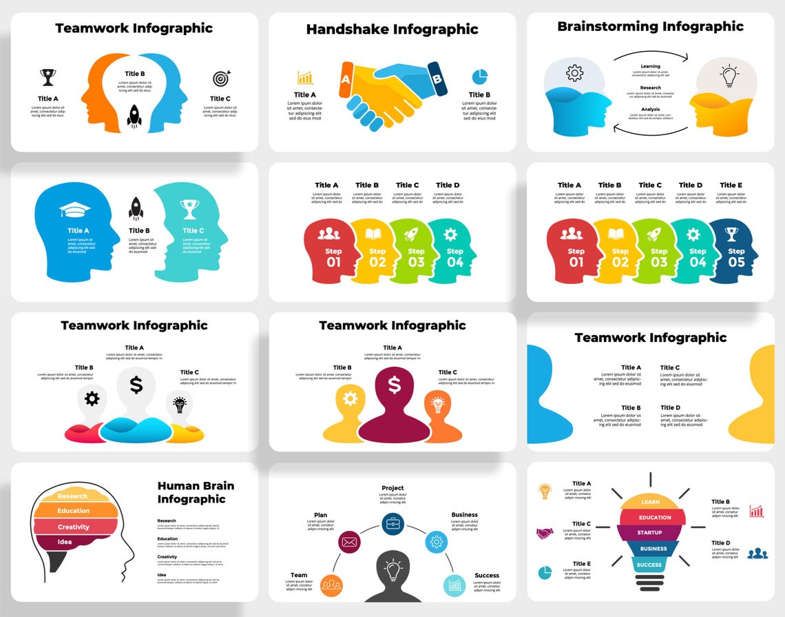Teamwork Presentation Template,powerpoint Infographics,animated Ppt ...