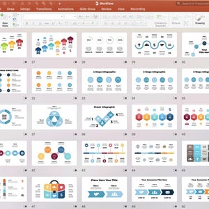 Workflow Steps Powerpoint Template,process Flowchart Presentation ...