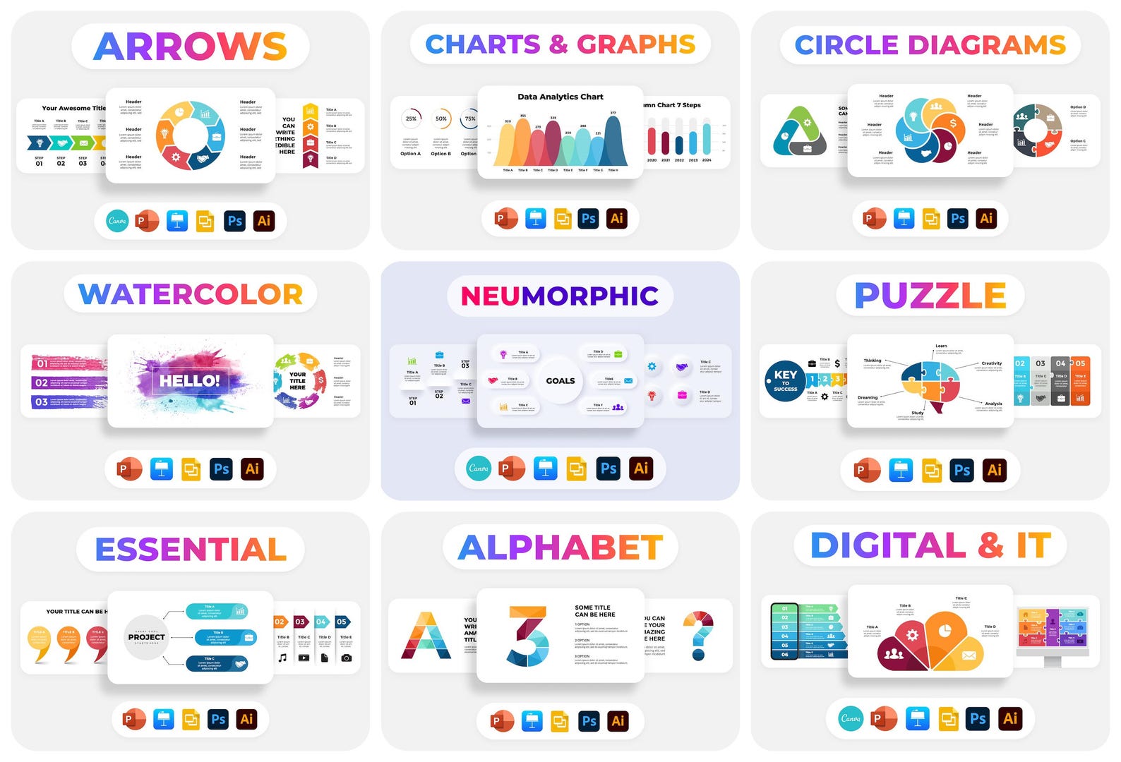 Modèle de présentation PowerPoint,infographie moderne,thème de ...