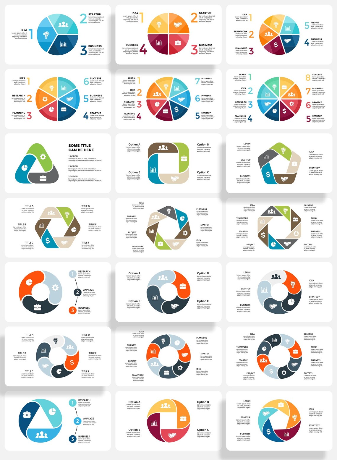 Circle Diagrams,chart Powerpoint Presentation Template,keynote ...