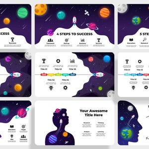 Space Infographics Powerpoint, Presentation Template, Universe ...