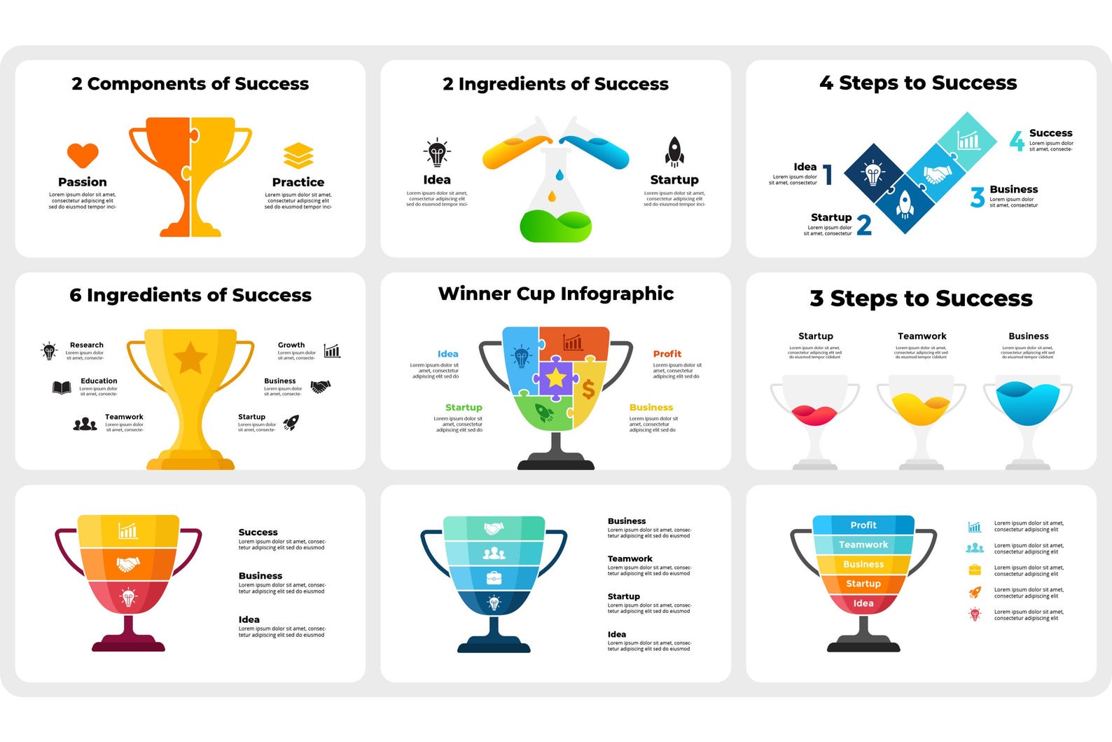 Business Success Powerpoint Template,achievement Infographics ...