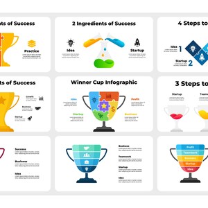 Success Infographics Design. Powerpoint Presentation Template for ...