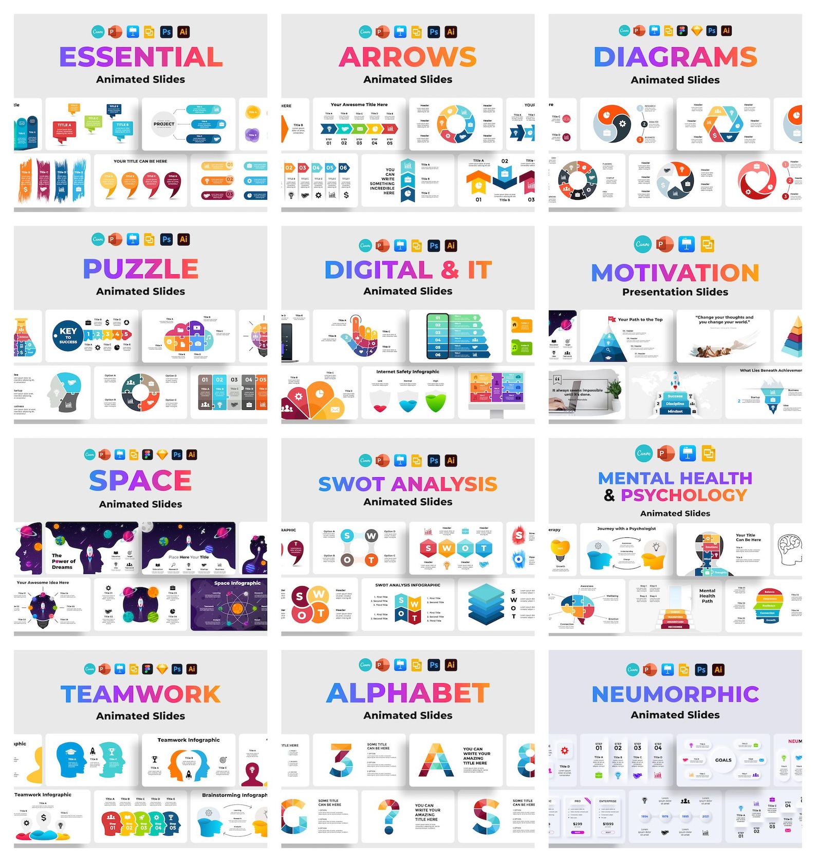 Creative Powerpoint Infographics,modern Canva Presentation Template ...