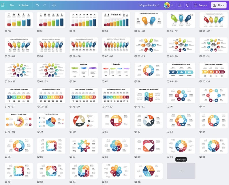 Canva Infographics,canva Presentation Template,editable Infographic ...