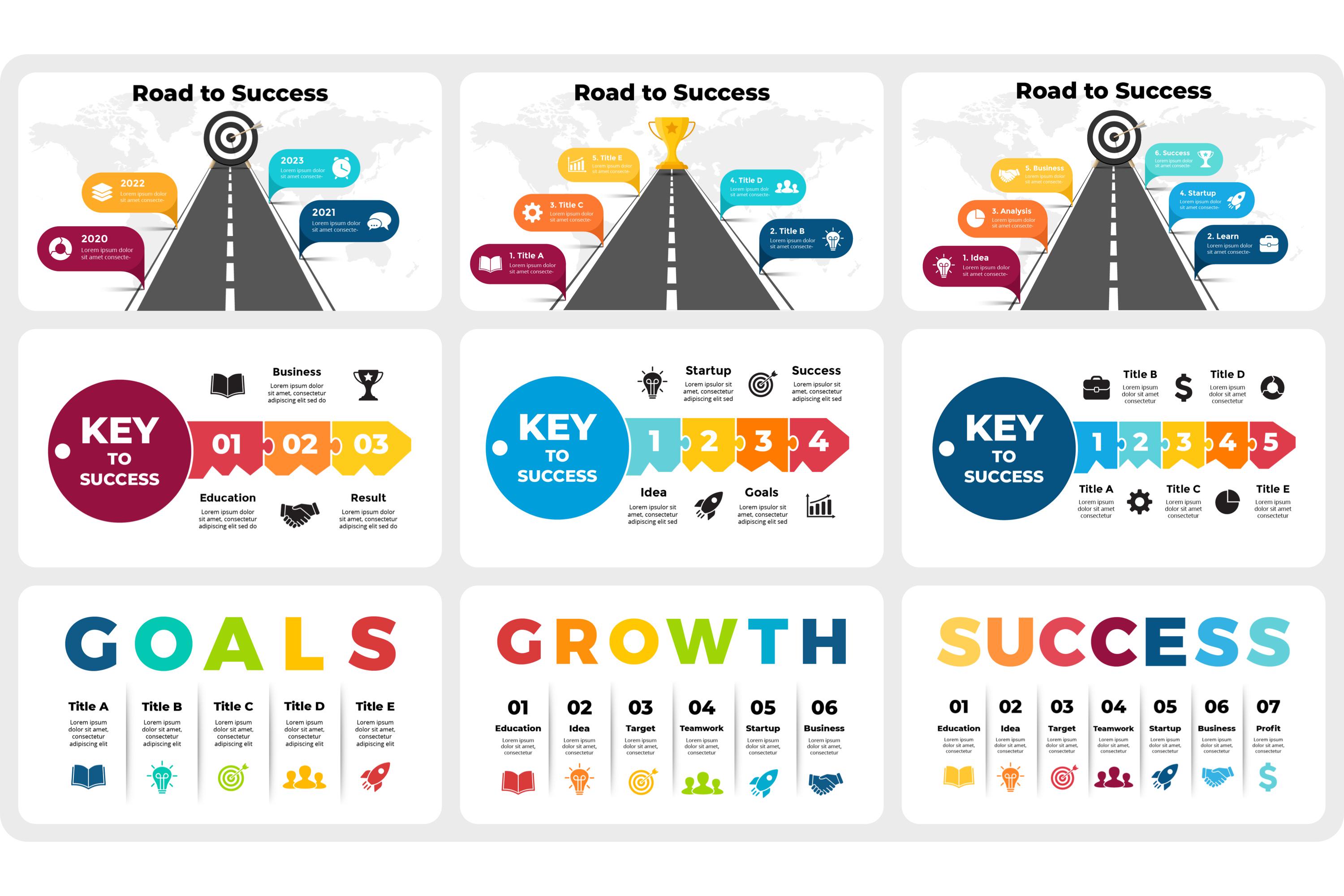 Success Powerpoint Template, Business Infographic, Motivational Pitch ...