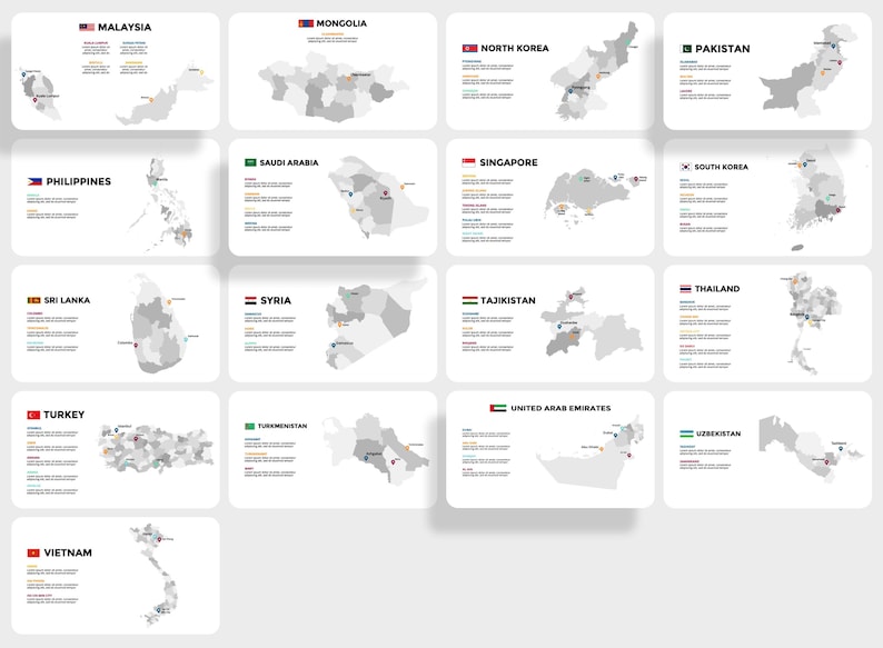World Vector Maps,powerpoint Presentation Template,europe Canva Slides ...