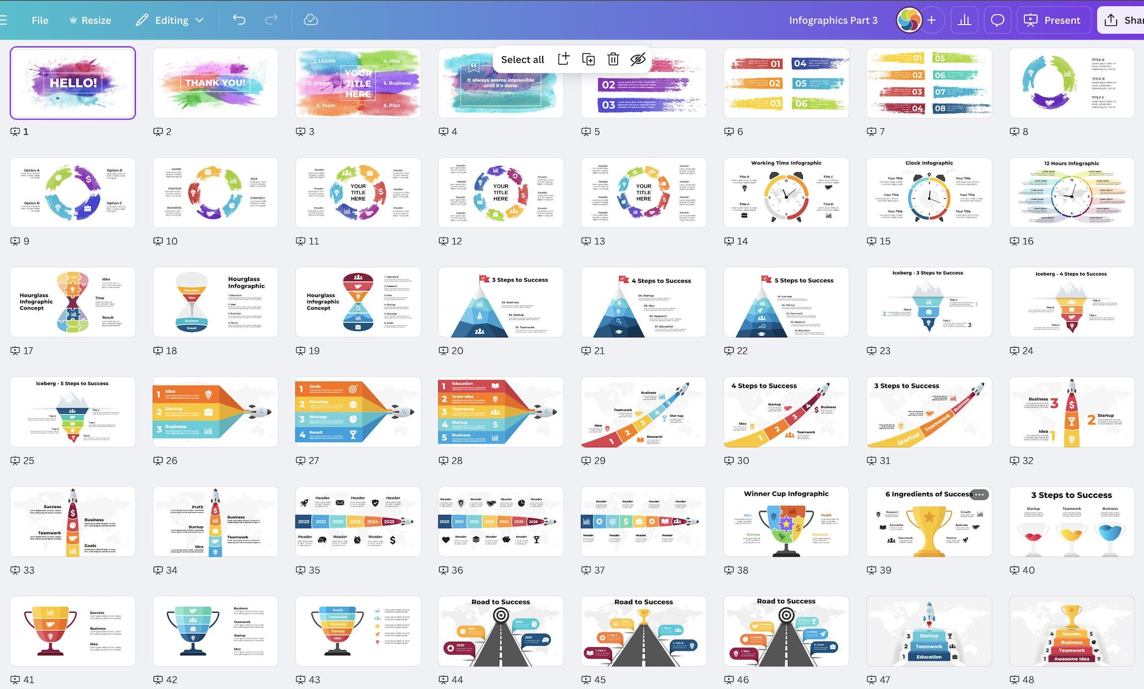 Canva Infographics,canva Presentation Template,editable Infographic ...