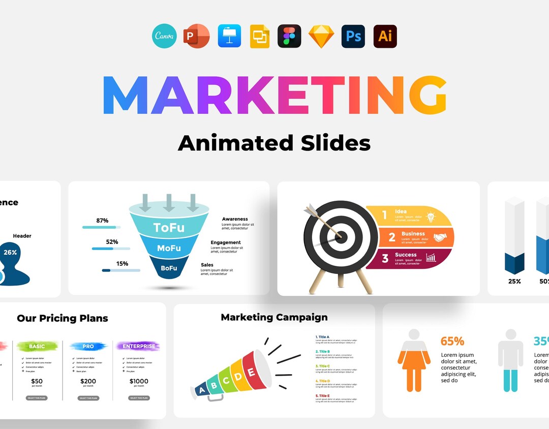 Marketing Strategy, Powerpoint Template, Marketer Presentation Ppt ...