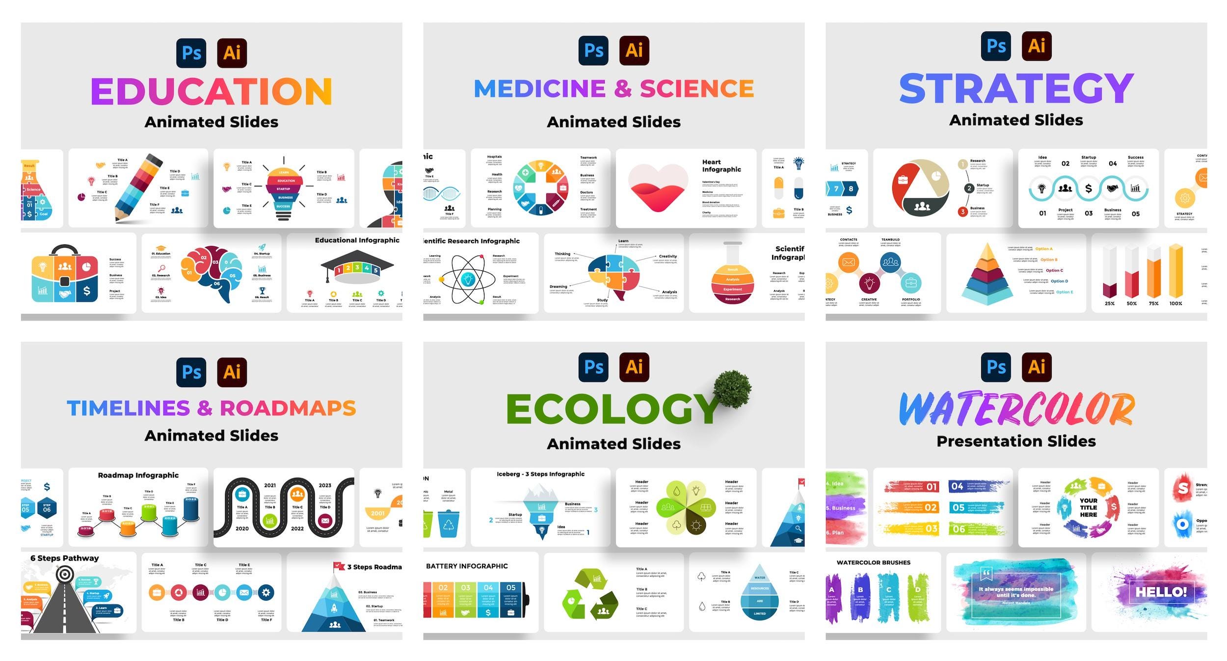 Vector Infographics, Editable Adobe Illustrator, Data Visualization ...
