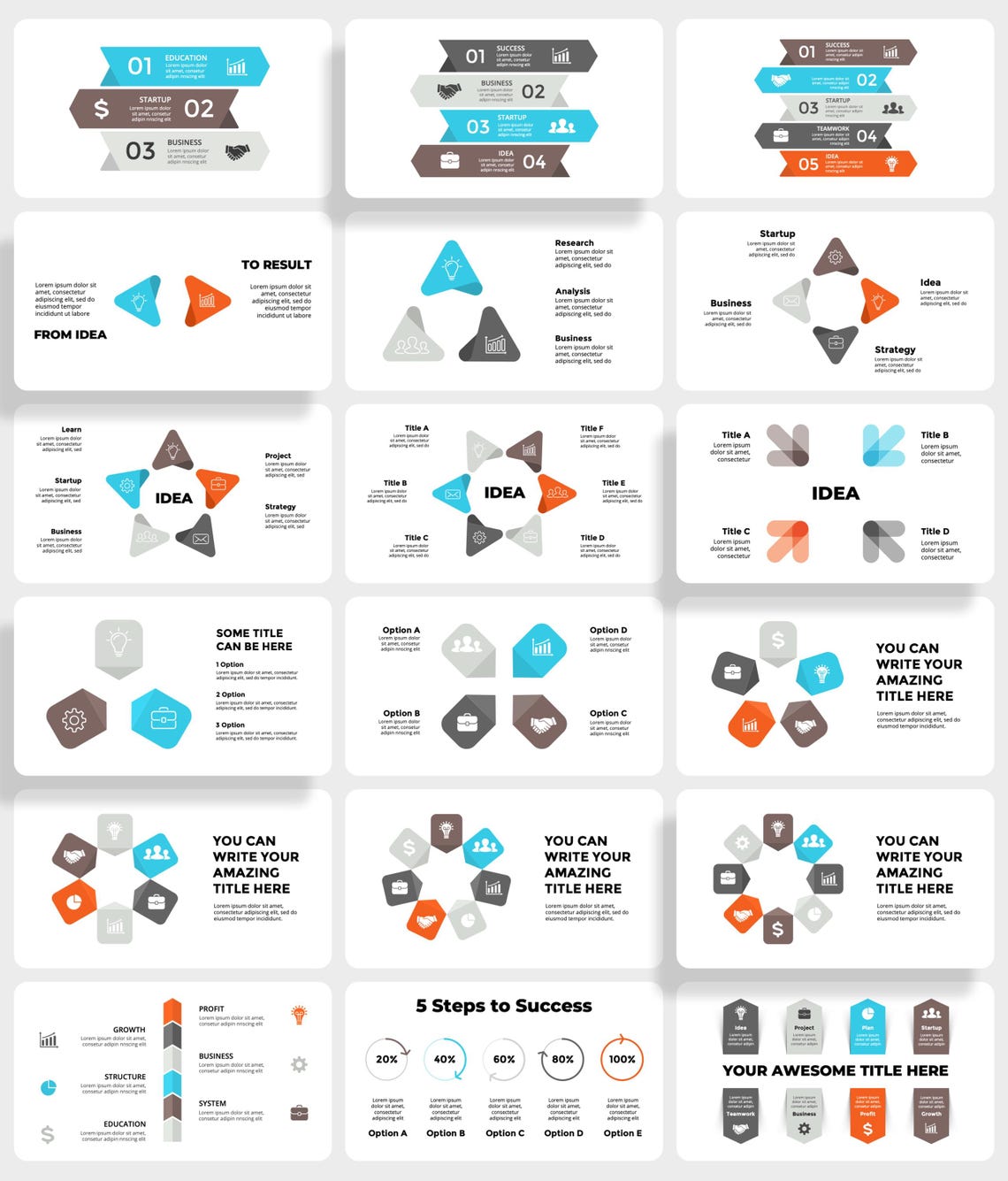 Arrows Infographics, Presentation Template, Powerpoint Slides, Keynote ...