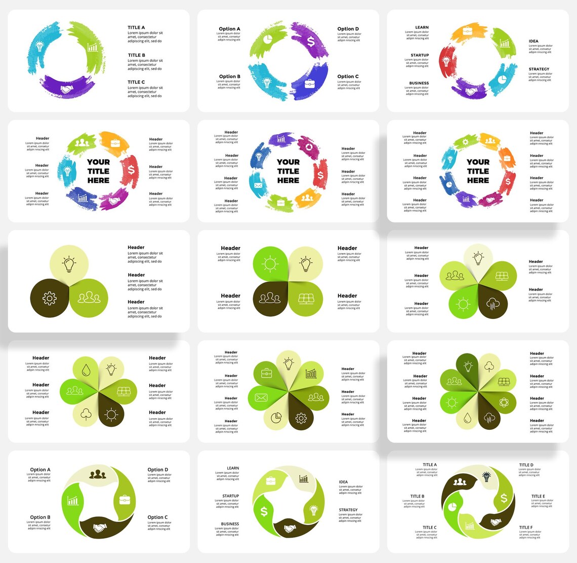 Circle Diagrams,chart Powerpoint Presentation Template,keynote ...