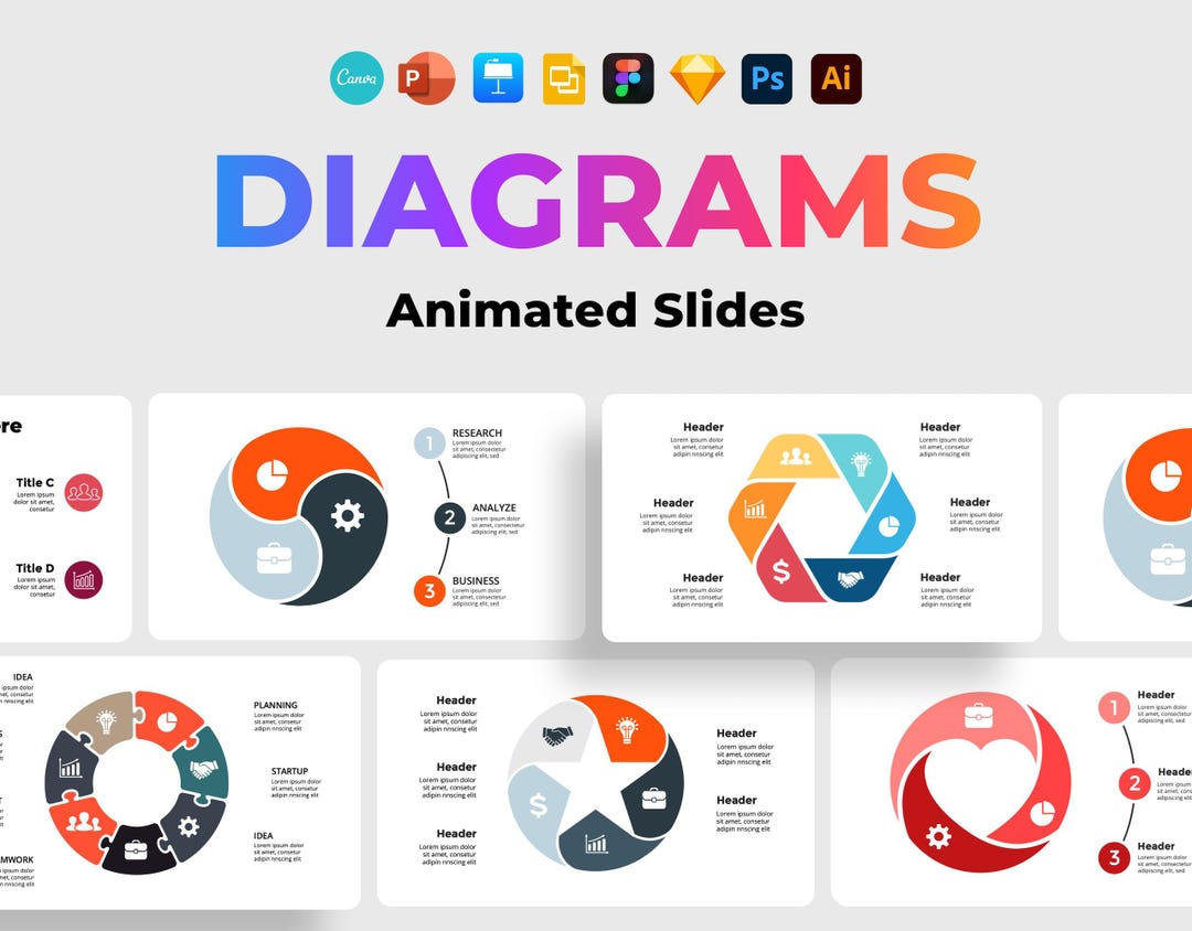 Circle Diagrams,chart Powerpoint Presentation Template,statistic ...