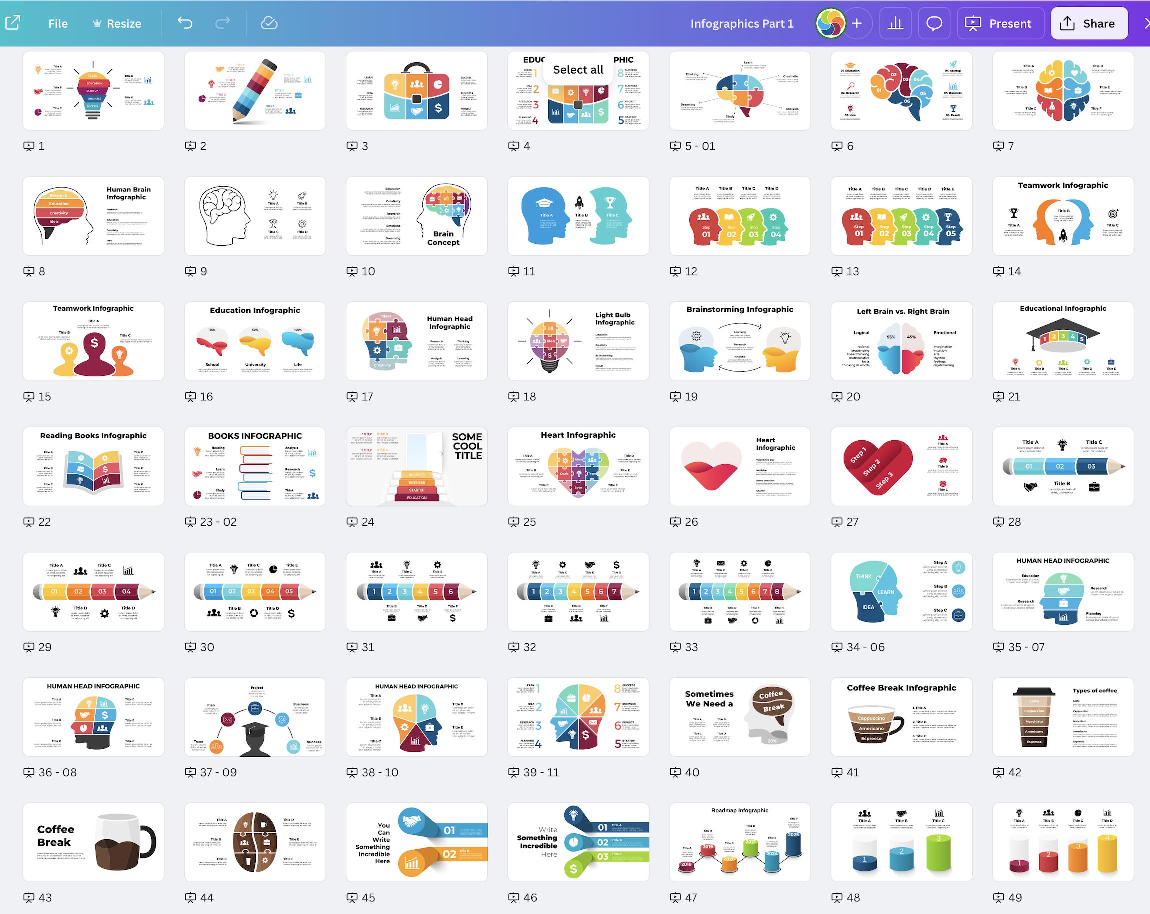 Canva Infographics,canva Presentation Template,editable Infographic ...