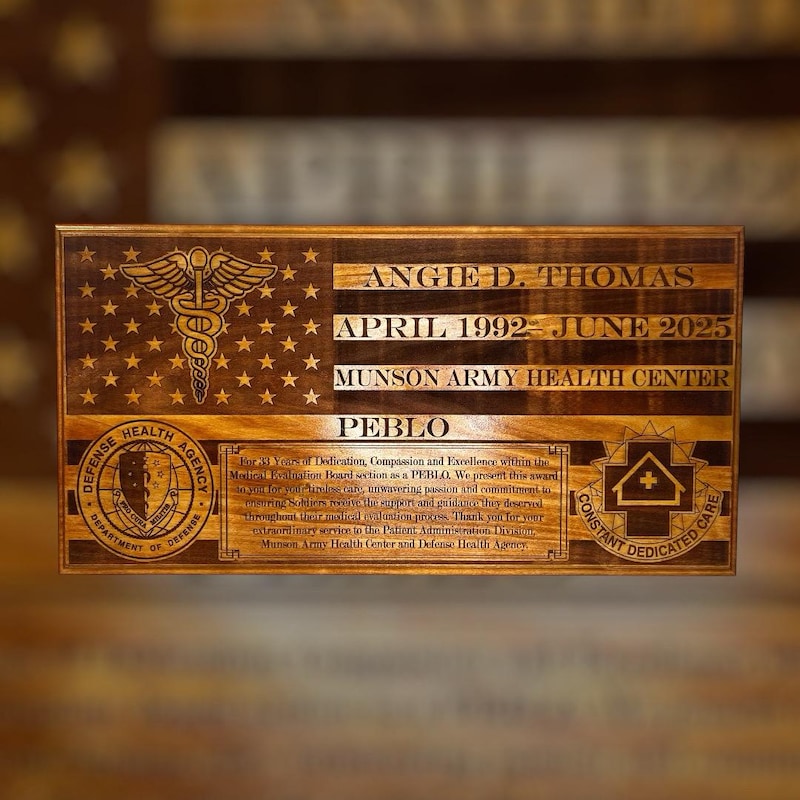 Military Plaque - Etsy