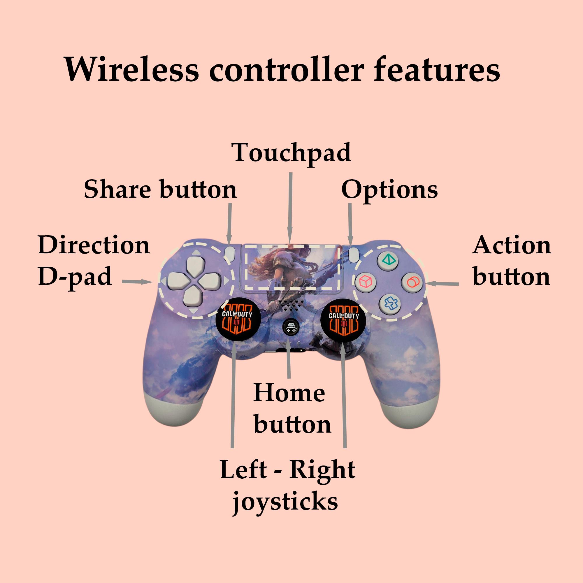 Wireless Controller -bluetooth Connection- for Ps3/ps4/ps5/android/ios ...