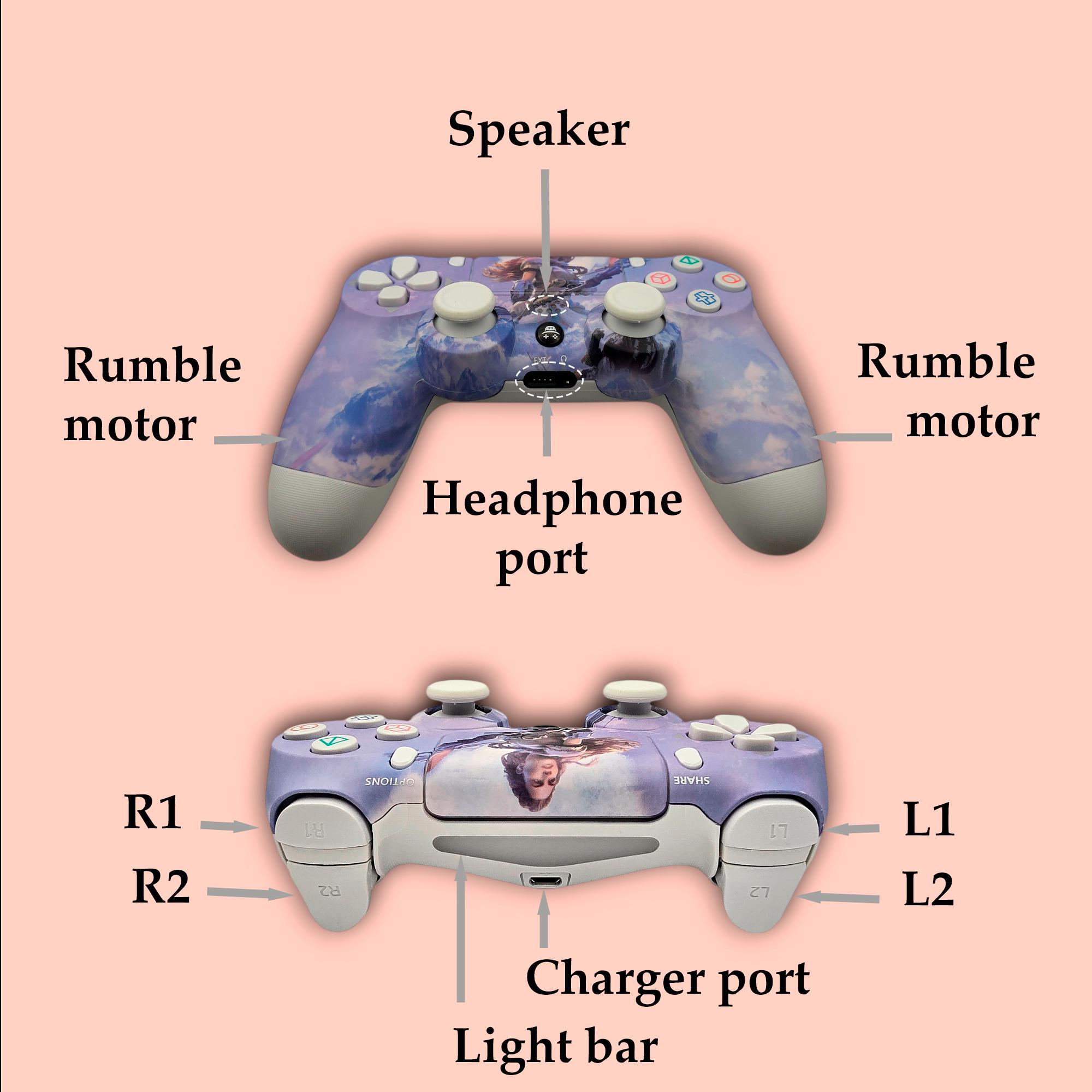 Wireless Controller Bluetooth Connection For Ps3ps4ps5androidios 0951