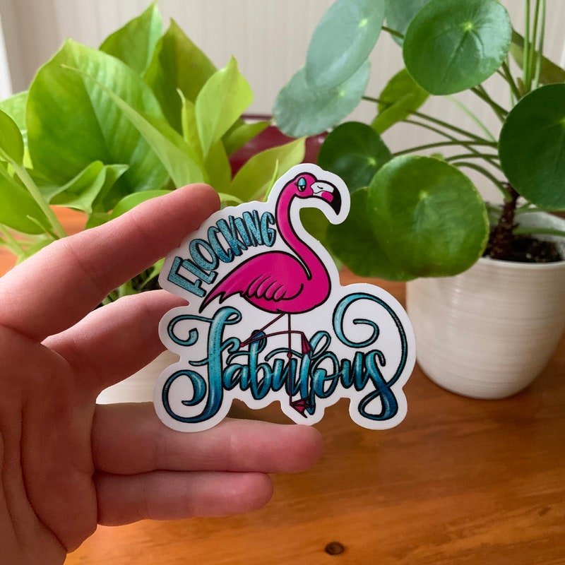 Flocked Stickers - Etsy