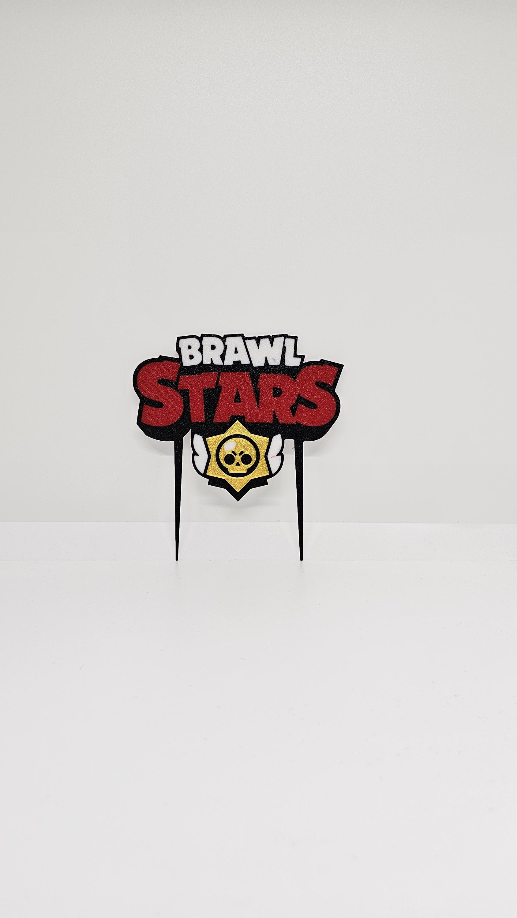 Brawl Stars Logo Cake Topper, Birthday, - Etsy