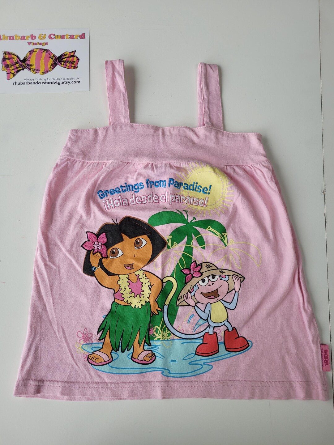 Y2K Dora the Explorer Summer Dress 00s Preschool Girls Vintage Dora ...
