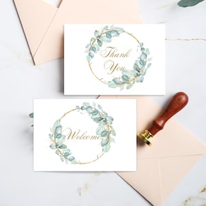 Eucalyptus and Gold Wreath Clipart, Green Leaves Wreath PNG, Greenery ...