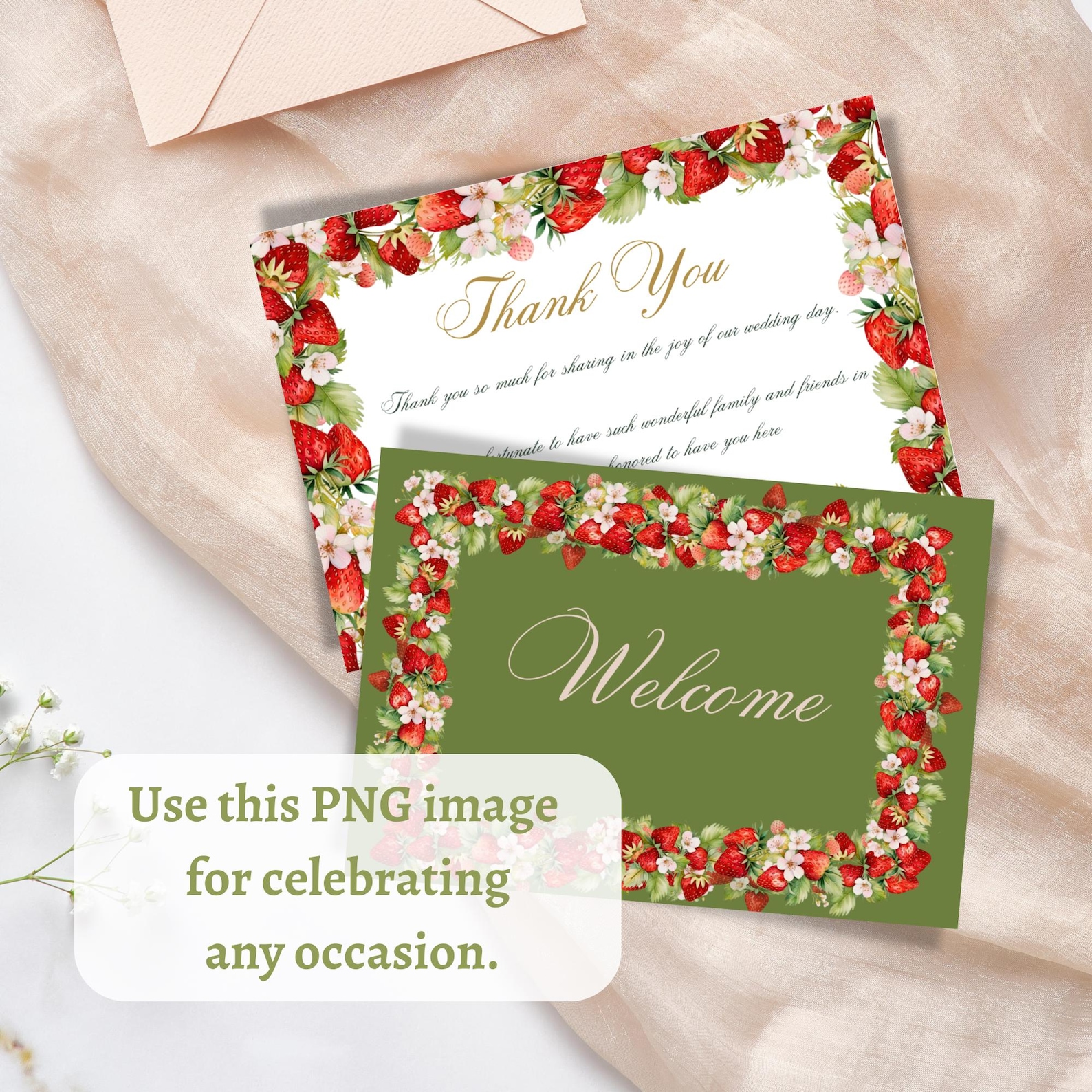 Red Strawberries Clipart Watercolor Strawberry Flower Frames Spring ...