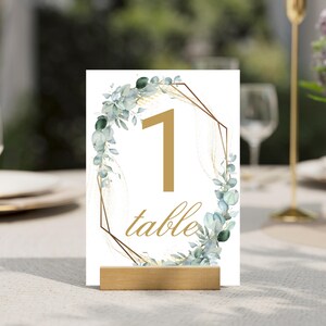 Eucalyptus Gold Frame Clipart: Watercolor Greenery Border (digital ...