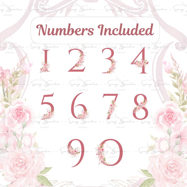 Pink Watercolor Floral and Gold Crest Clipart, Elegant Coat Arms Frame ...