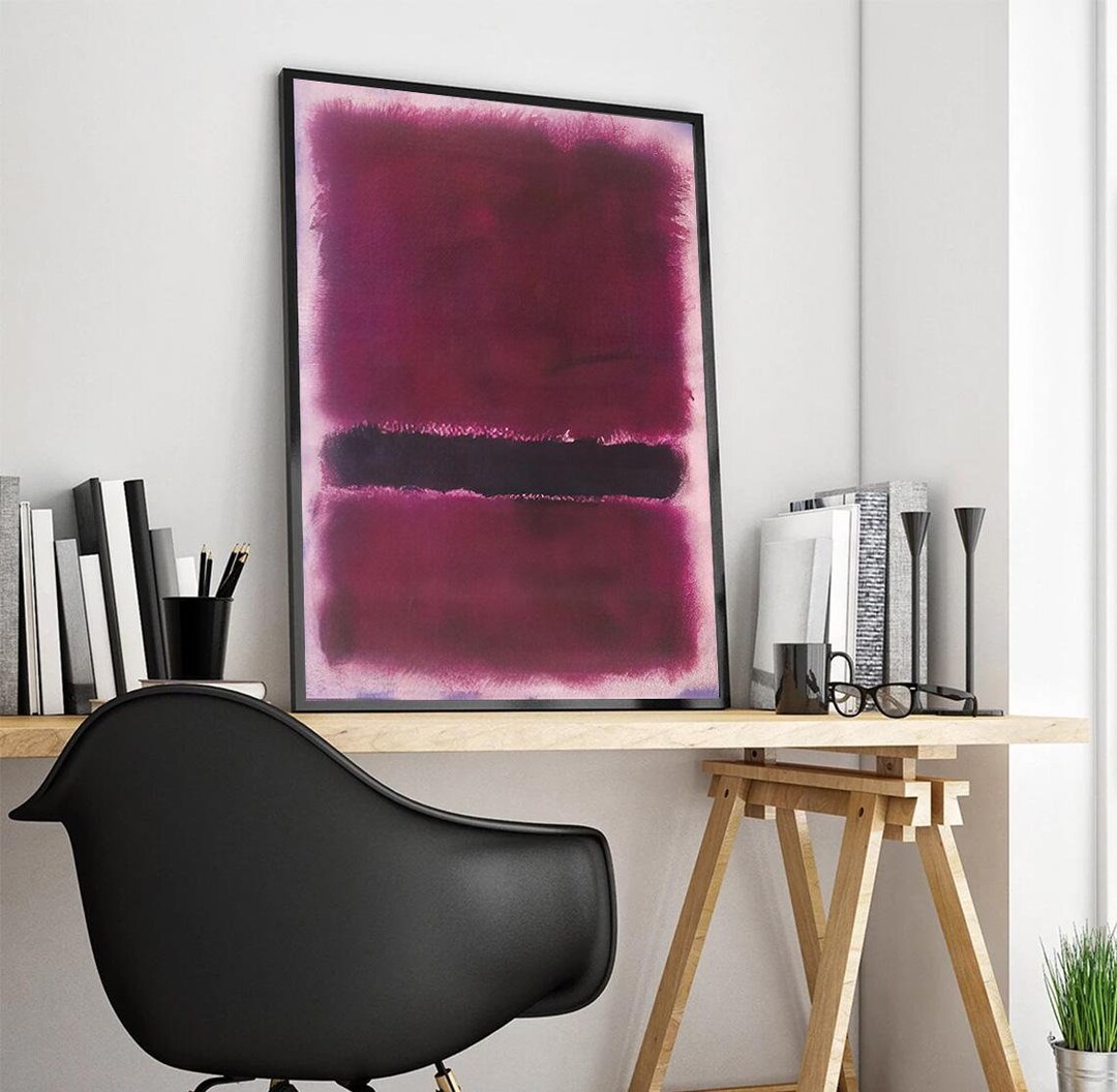 Mark Rothko Pink and Purple Canvas, Mark Rothko Print, Modern Art ...