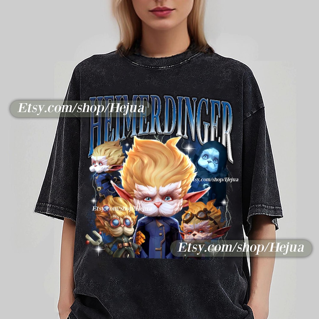 Heimerdinger Arcane T-shirt Unisex Vintage Streetwear Shirt ...