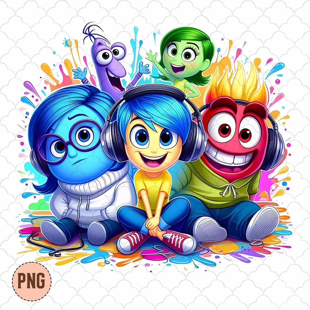 Inside Out 2 Png, Inside Out Shirt, High Quality Cricut Sticker Instant ...