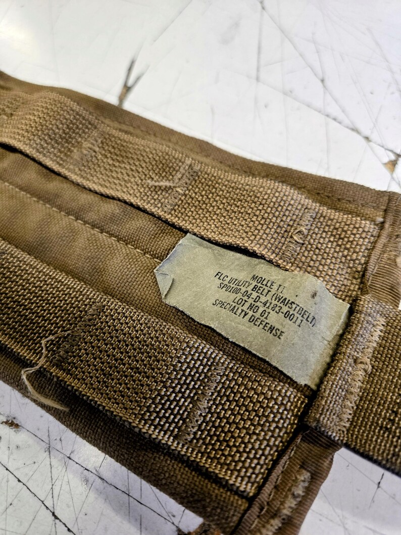 USMC Battle Belt - Coyote Brown - Etsy