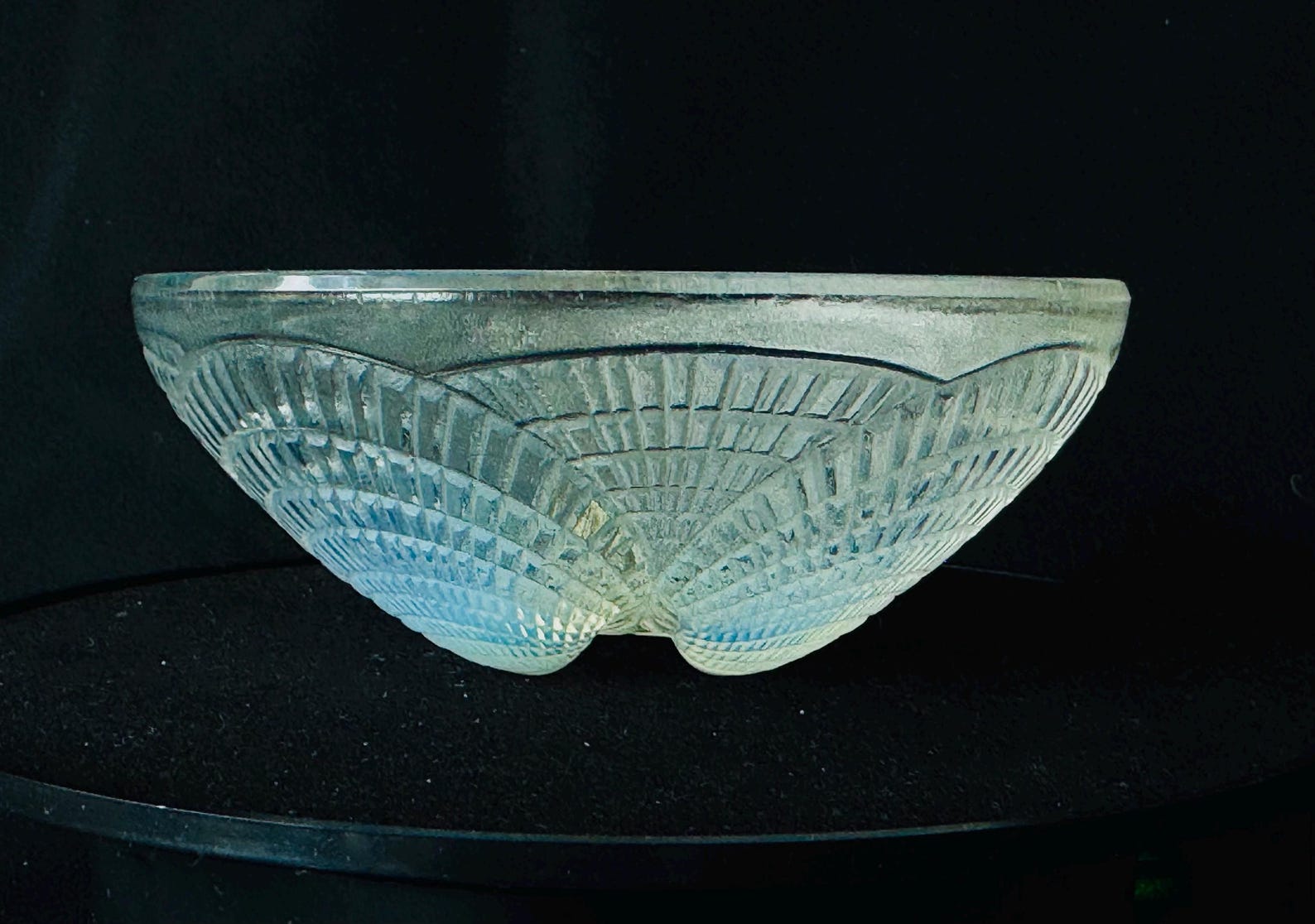 Rene Lalique Original Coquilles N5 Opalescent Glass Shell Bowl Vintage ...